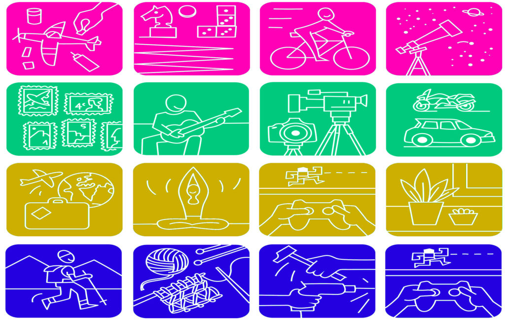 Clasificación de hobbies y aficiones